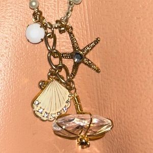 Betsey Johnson | Jewelry | Betsey Johnson Crystal Rhinestone Seashell ...